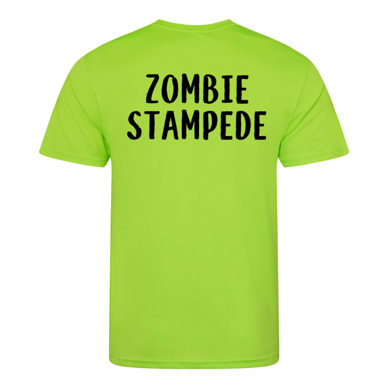Zombie Stampede Running T Shirt – Purple Mingo